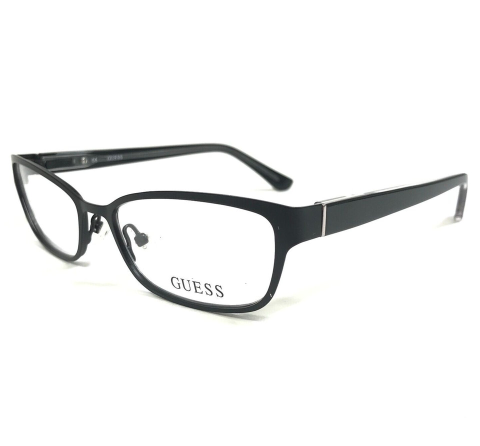 Guess Eyeglasses Frames GU2515 002 Black Rectangular Full Rim 50-16-135 ...