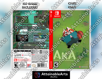 Aka - Nintendo Switch Custom Cover/Game Case (Switch, 2023)- NO GAME ...