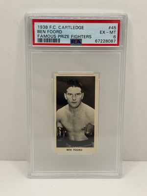 1938 F.C. Cartledge Ben Foord Famous Prize Fighters #45 PSA 6 | eBay