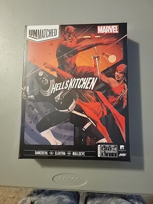 Marvel Unmatched Hell's Kitchen Daredevil vs Elektra vs Bullseye Board ...
