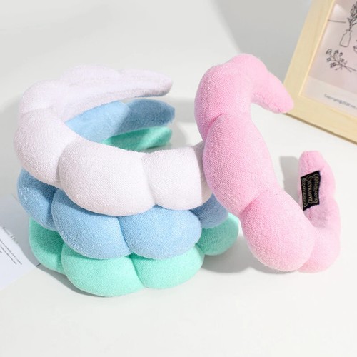 Sponge Headbands For Women Girls Puffy Hair Band Makeup | eBay