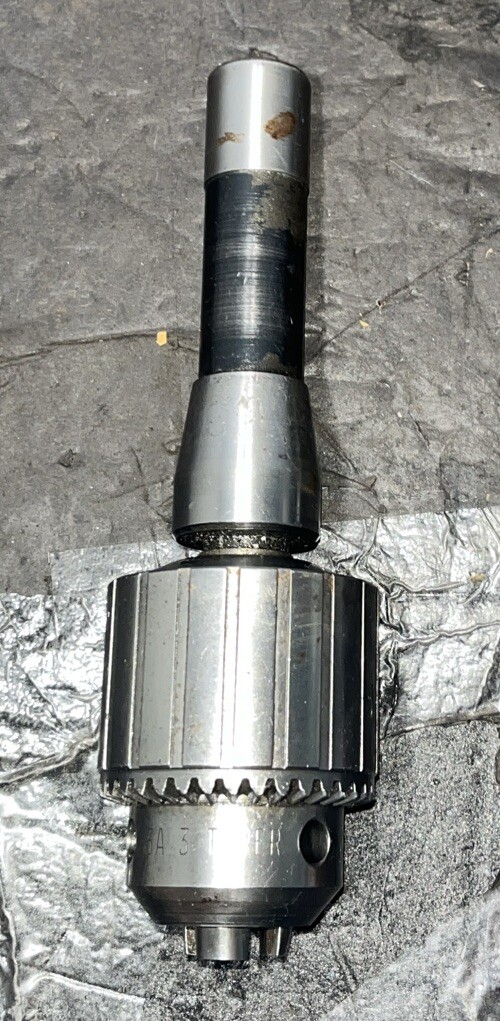 Jacobs 3A Drill Chuck Lathe 1/8-5/8” Capacity R8 Shank Machinist Used ...