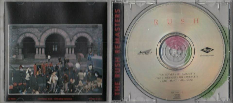 Rush - Moving Pictures (remastered) (CD, 1997) MERCURY 731453463127| eBay