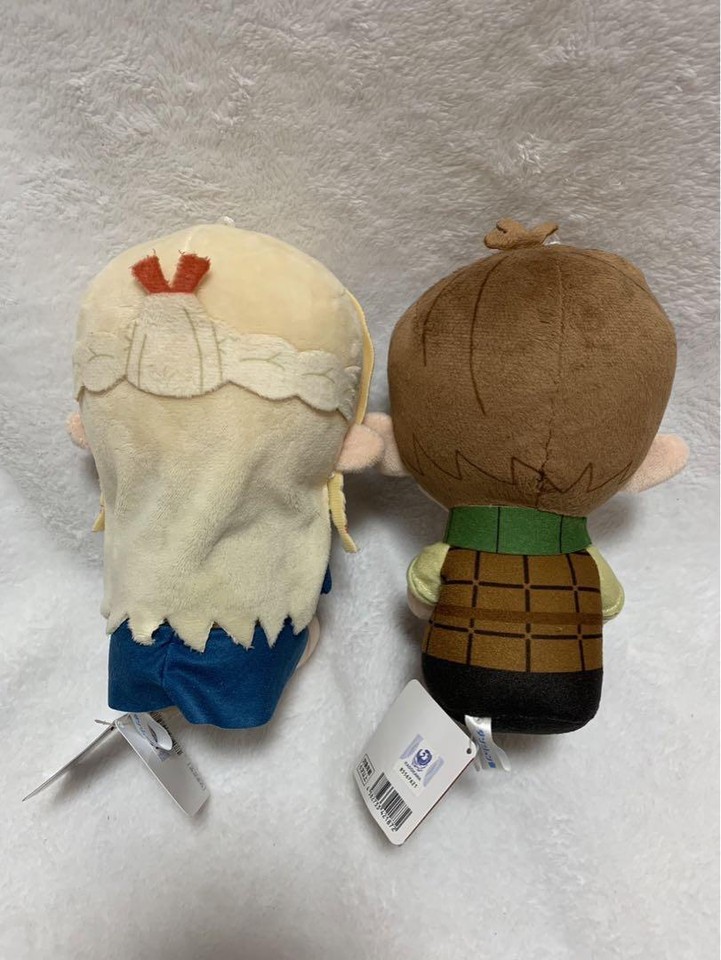 Delicious in Dungeon Mogumogu Plush Doll Marcille & Chilc Set of 2 SEGA ...