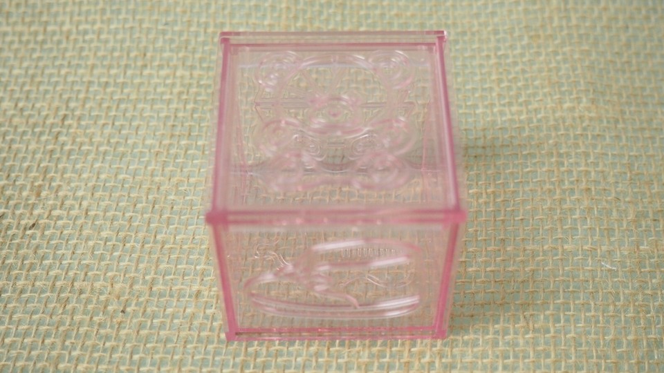 Clear Plastic Baby Shower Nursery Party Favor Candy Gift Box Bib Feet ...