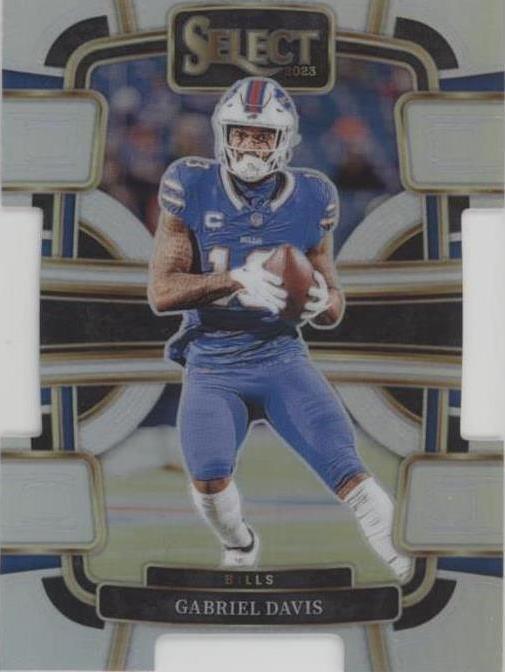 2023 Panini Select - Concourse Gabriel Davis #11 Silver Prizm Die-Cut ...