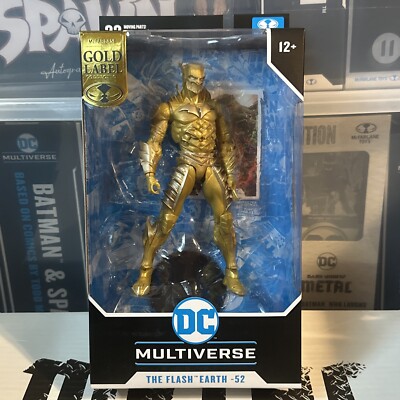 McFarlane Toys DC Dark Nights Metal Flash Earth 52 Gold Label Exclusive ...