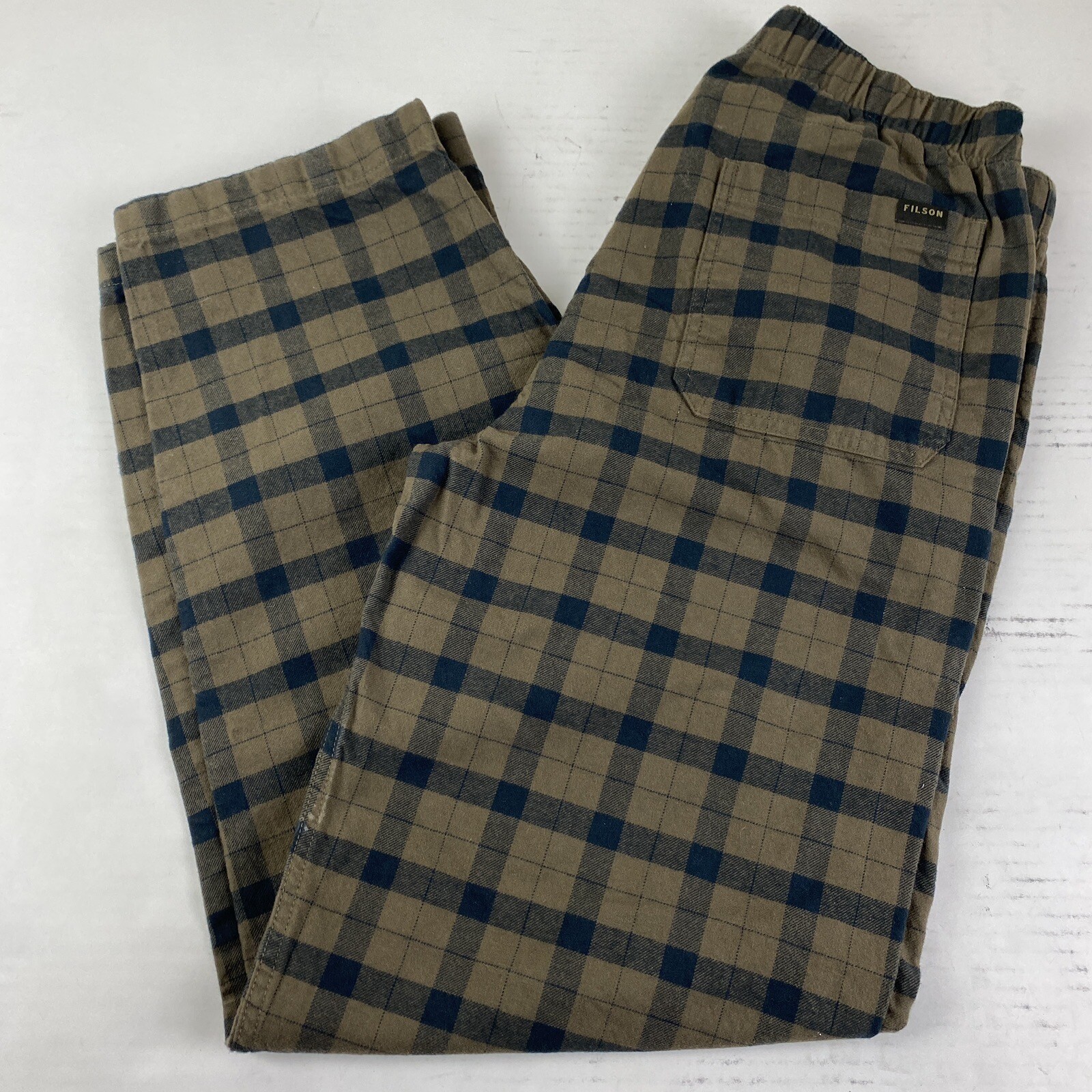 Filson Alaskan Guide Plaid Flannel Lounge Pants Small… - Gem