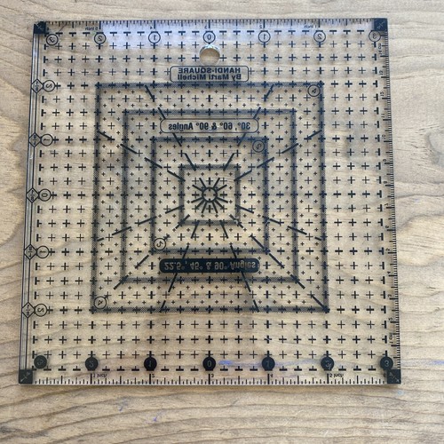 EZ Quilting Handi Square By Marti Michell Acrylic 6x6 USA Quilting ...