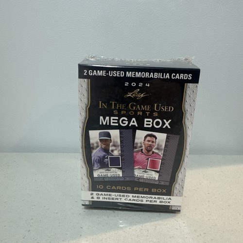 2024 Leaf In The Game Used Sports Sealed MEGA Box 2 Memorabilia 8 Inserts | eBay
