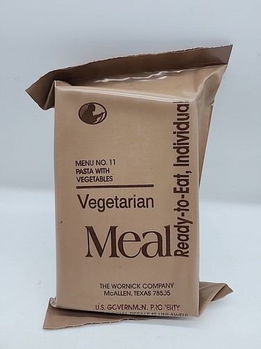 Vintage 2003 Collectible Ready To Eat Military MRE MENU NO 11 Pasta w ...