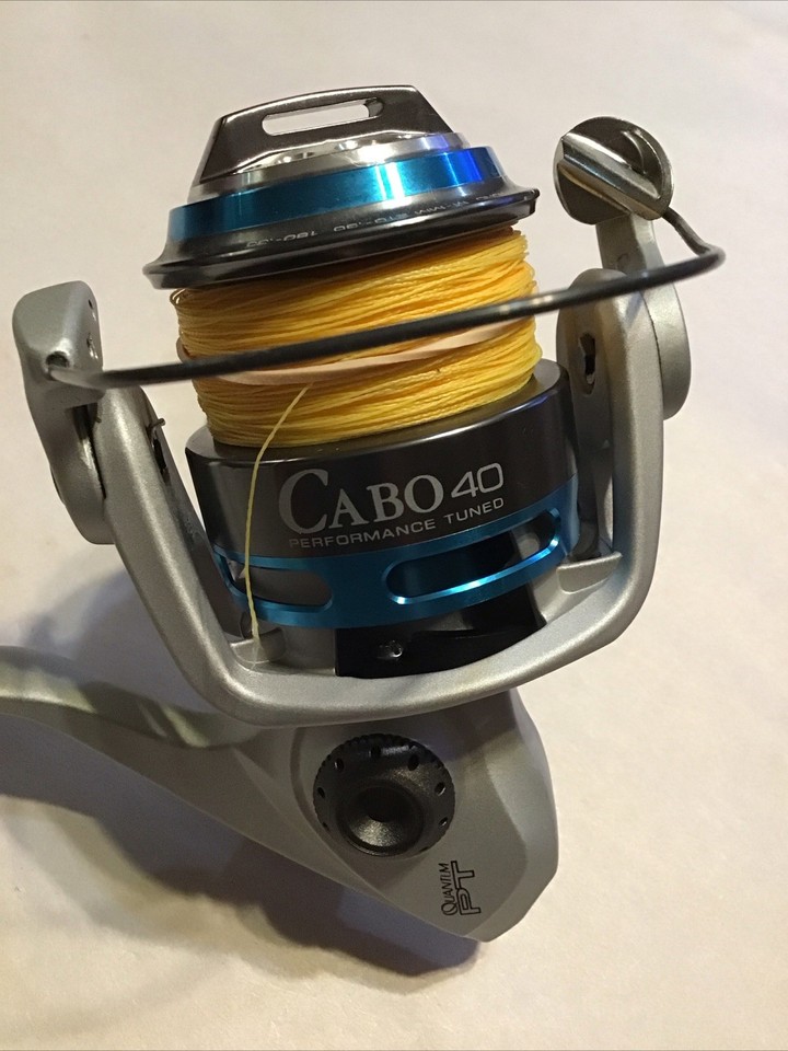 2 Quantum Cabo PT 40 Saltwater Spinning Reel: 8BB; 5.3:1;w/Sufix Braid ...
