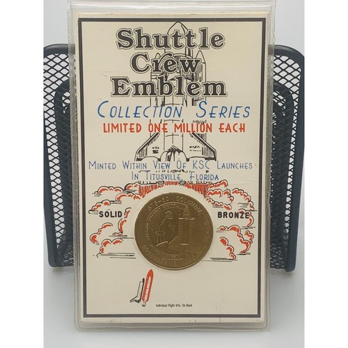 Solid Bronze Shuttle Crew Emblem Coin Collection Series Limited Edition ...