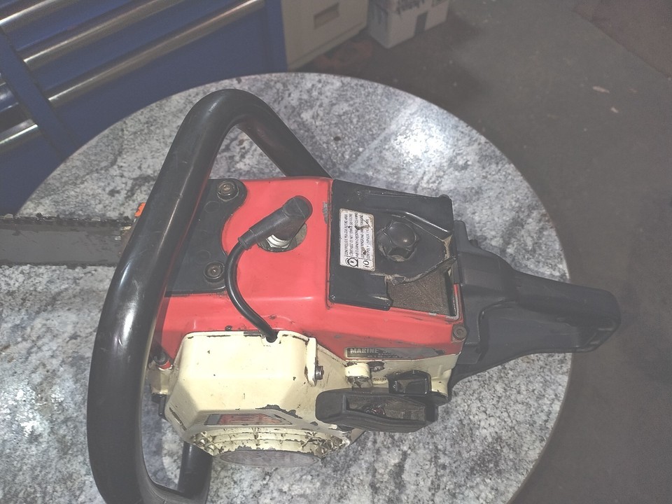 Vintage Blitz 60 Automatic Chainsaw 16" Bar An Chain Italian Collector ...