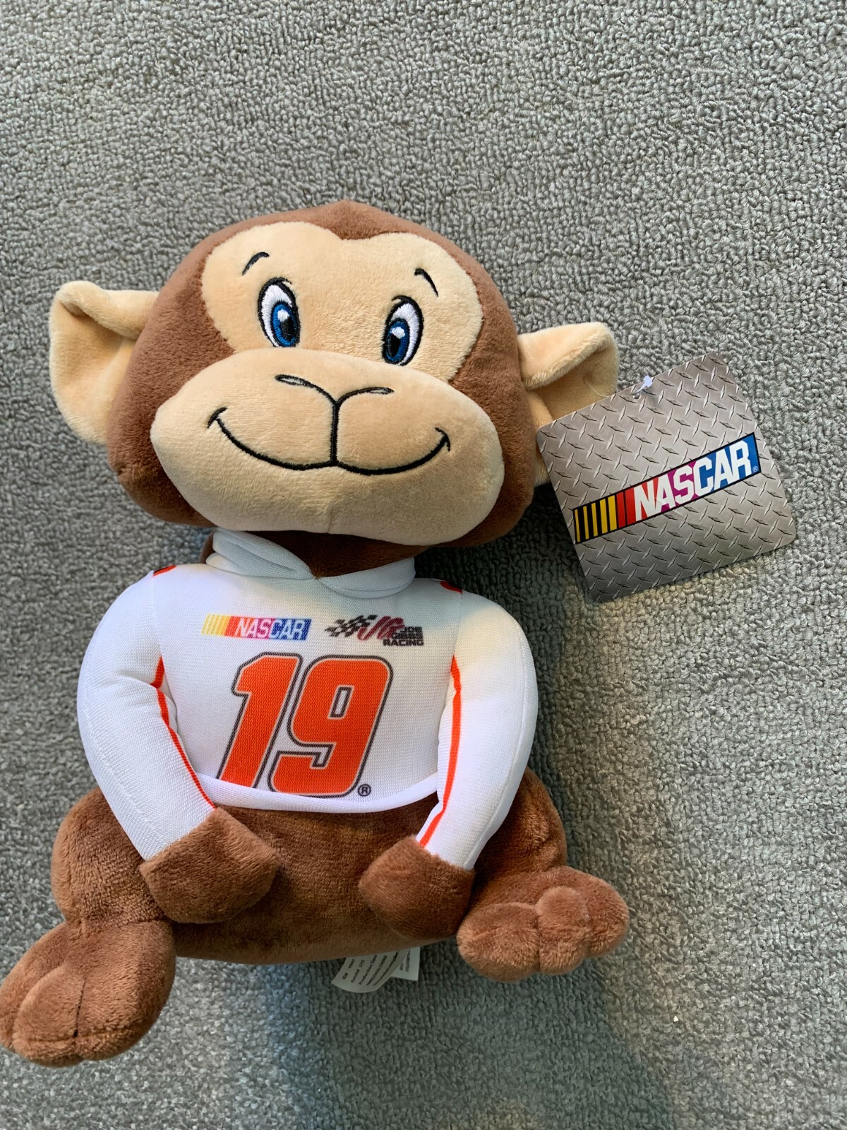 NASCAR KellyToy Monkey Plush #19 10" 2017 | eBay