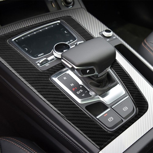 For 2018-2021 Audi Q5 Carbon Fiber Console Gear Shift Box Panel Frame ...