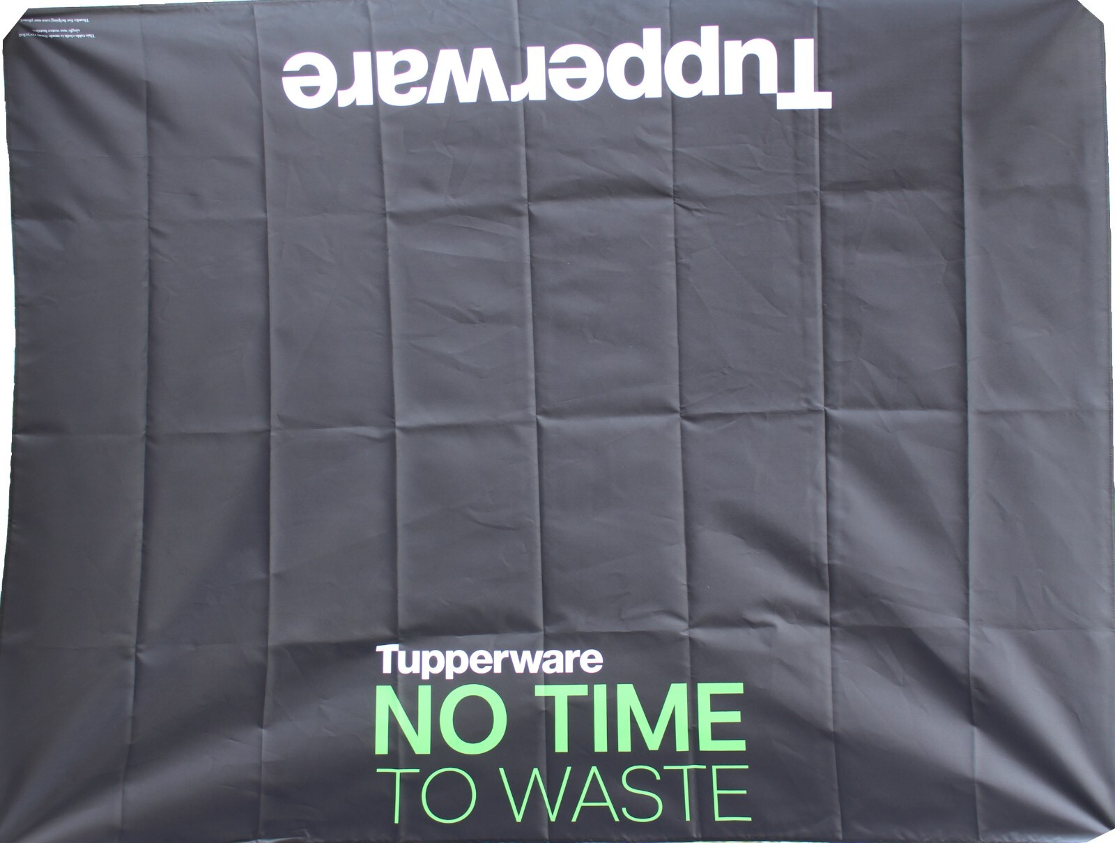 Tupperware Tablecloth w/ Logo No Time to Waste 56" x 72" Rectangle ...