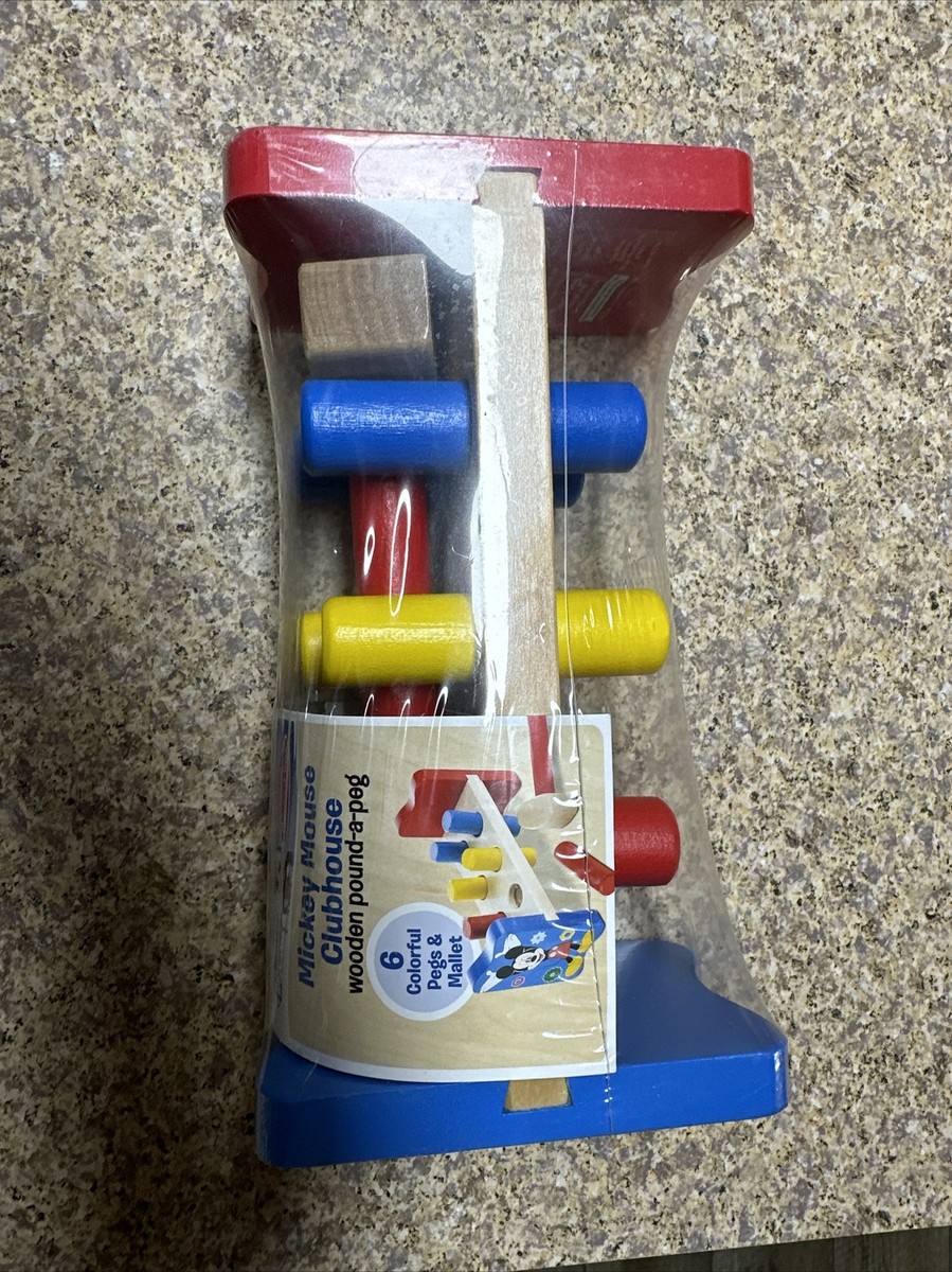 Mickey Mouse Wooden Pound-a-peg Set By Melissa & Doug Price Cheap Sale ...