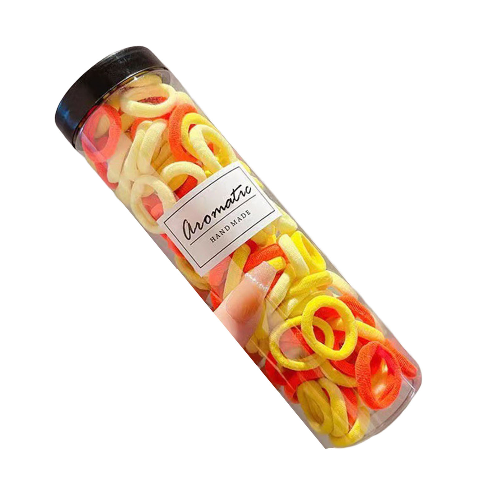 100pcs Girl Hair Ties Candy Colors Decoration Elastic Fixing Hair Ropes ...