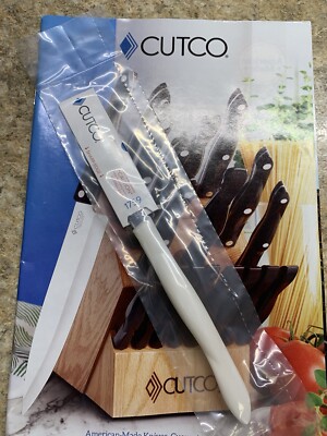 Choose Qty BNIP CUTCO 1759 Table/Steak Knife Pearl/White DDEdge | eBay