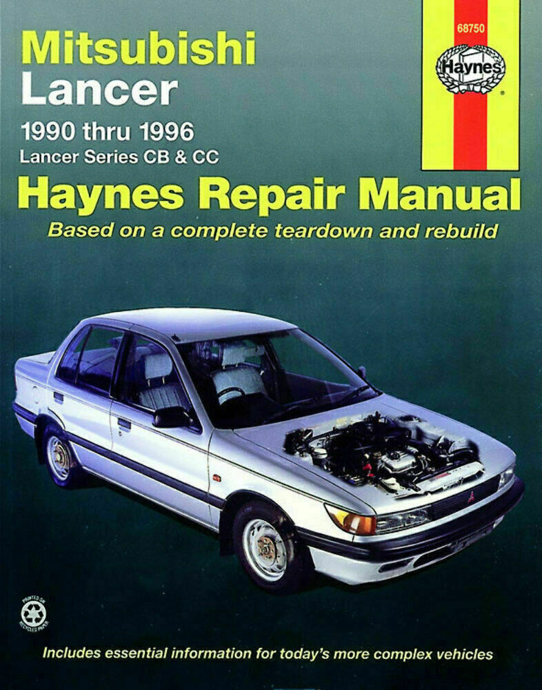 Mitsubishi Lancer CB, CC 1990-1996 Workshop Repair Manual 68750 | eBay ...