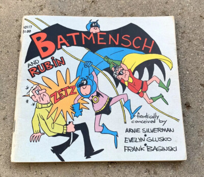 VTG RARE 60s BATMENSH AND RUBIN Jewish Comic Cartoon Batman Judaism ...