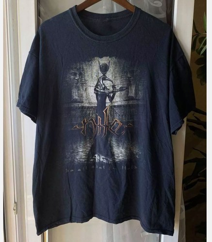 Band Rock Rare NILE Death Metal Unisex Cotton Navy T-Shirt | eBay