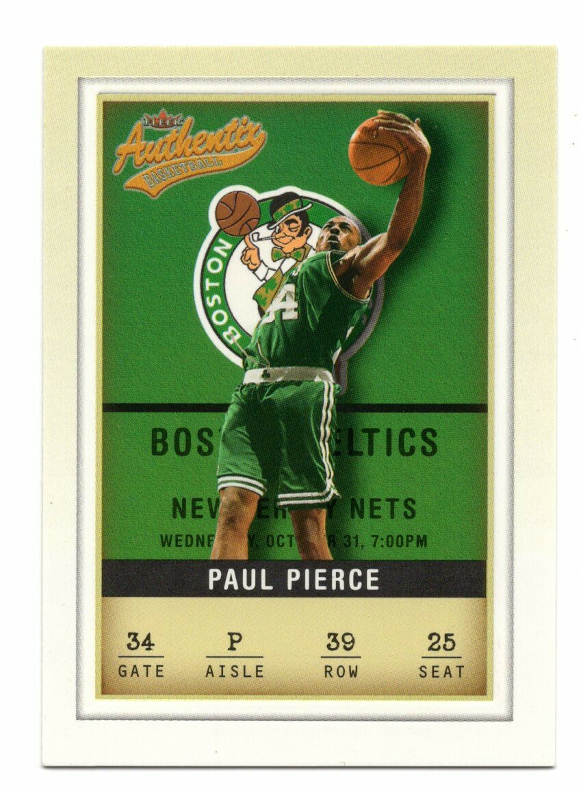 2001-02 Fleer Authentix - Paul Pierce #39 for sale online | eBay