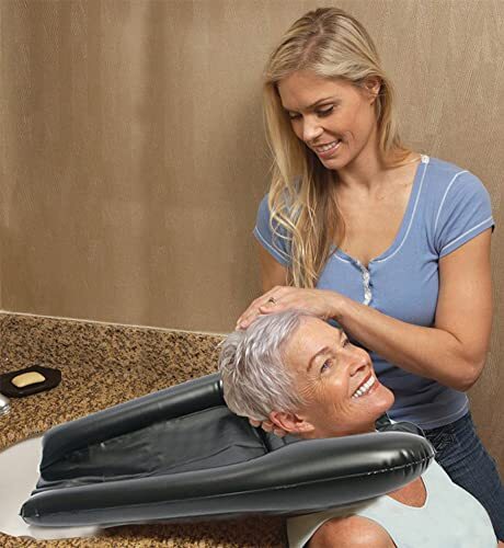 Inflatable Hair Washing Tray For Sink At Home Portable Shampoo Basin ...