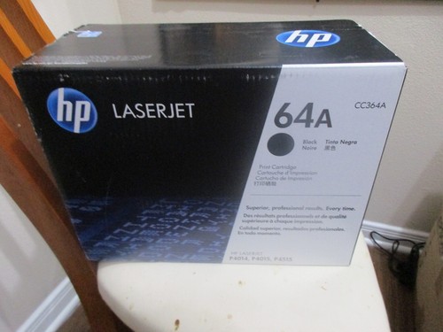 Genuine HP CC364A (64A) Black Toner Cartridge - NEW SEALED P4014,P4015 ...