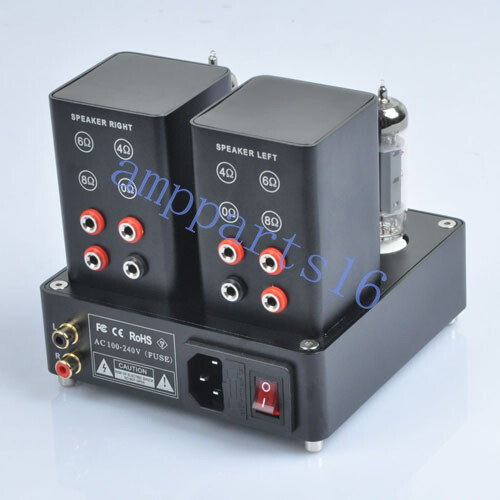 USA Black Mini Vacuum Tube AMP Audio Amplifier EL84 12AX7B ClassA power ...