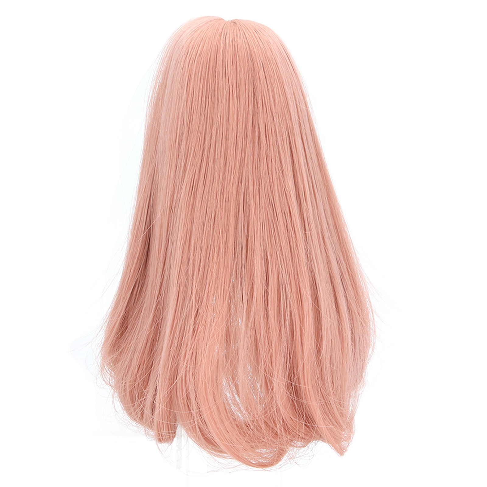 Toy Doll Head Wig Mesh Cloth Blunt Bangs Fake Hair For DIY Doll ...