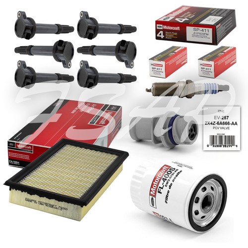 Tune Up Kit 2007-2008 Ford Edge 3.5L V6 Ignition Coil DG520 SP411 EV257 ...
