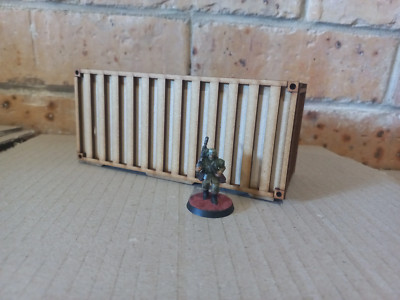 Deluxe Shipping Container 28mm Scale | eBay