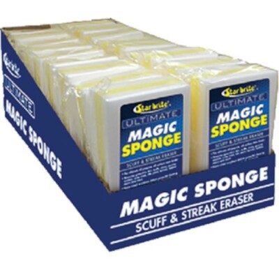 Star Brite Ultimate Magic Sponge Scuff and Streak Eraser - 18 Pack | eBay