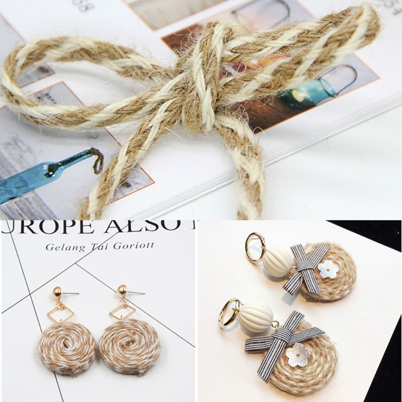 10m Natural Twine Rope String Cord DIY Craft Burlap Wedding ...