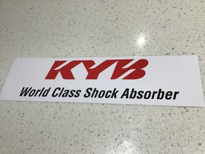 KYB SHOCK ABSORBER STICKER, SUSPENSION SPRINFS V8 muscle cars TRUCKS ...