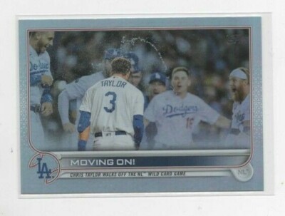 2022 Topps 1st Series Movin' On Dodgers Rainbow Foil ! | eBay