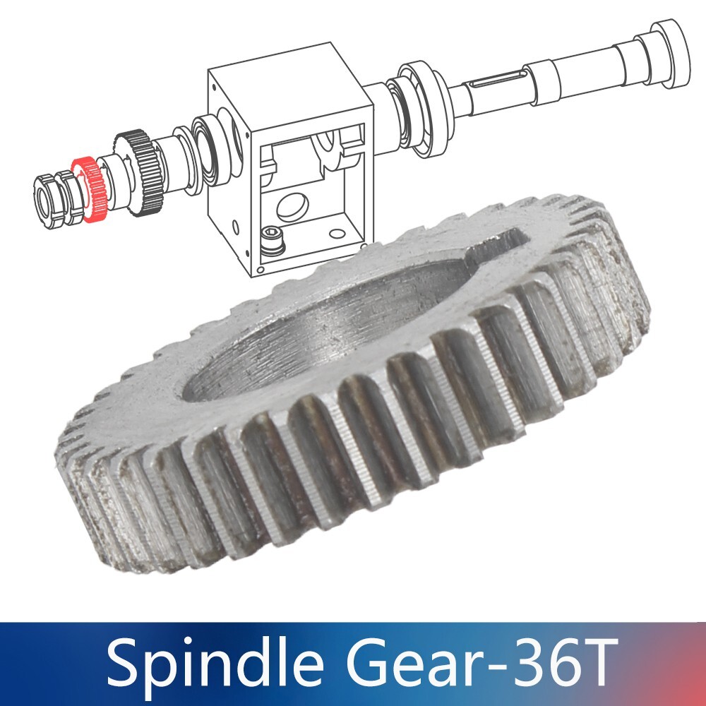 Lathe Metal Spindle Gear 36T for SIEG C1/M1/Grizzly M1015/Compact 7 ...