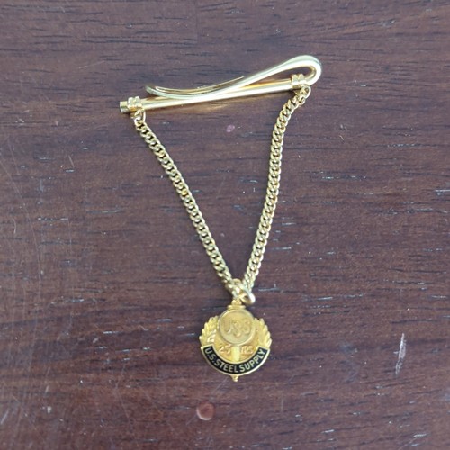 US Steel Corp USS 25 Years 10k Gold Service Pin Award 1950s 1/10 10k GF ...