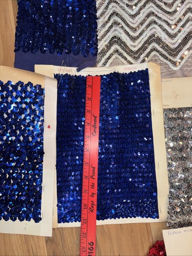 Lot Of 10 Vintage Sample Book Pages Sequin Material | eBay