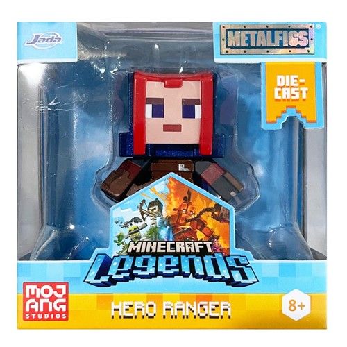 Mojang Studios MetalFigs 2.5" Minecraft Legends Hero Ranger Figure ...