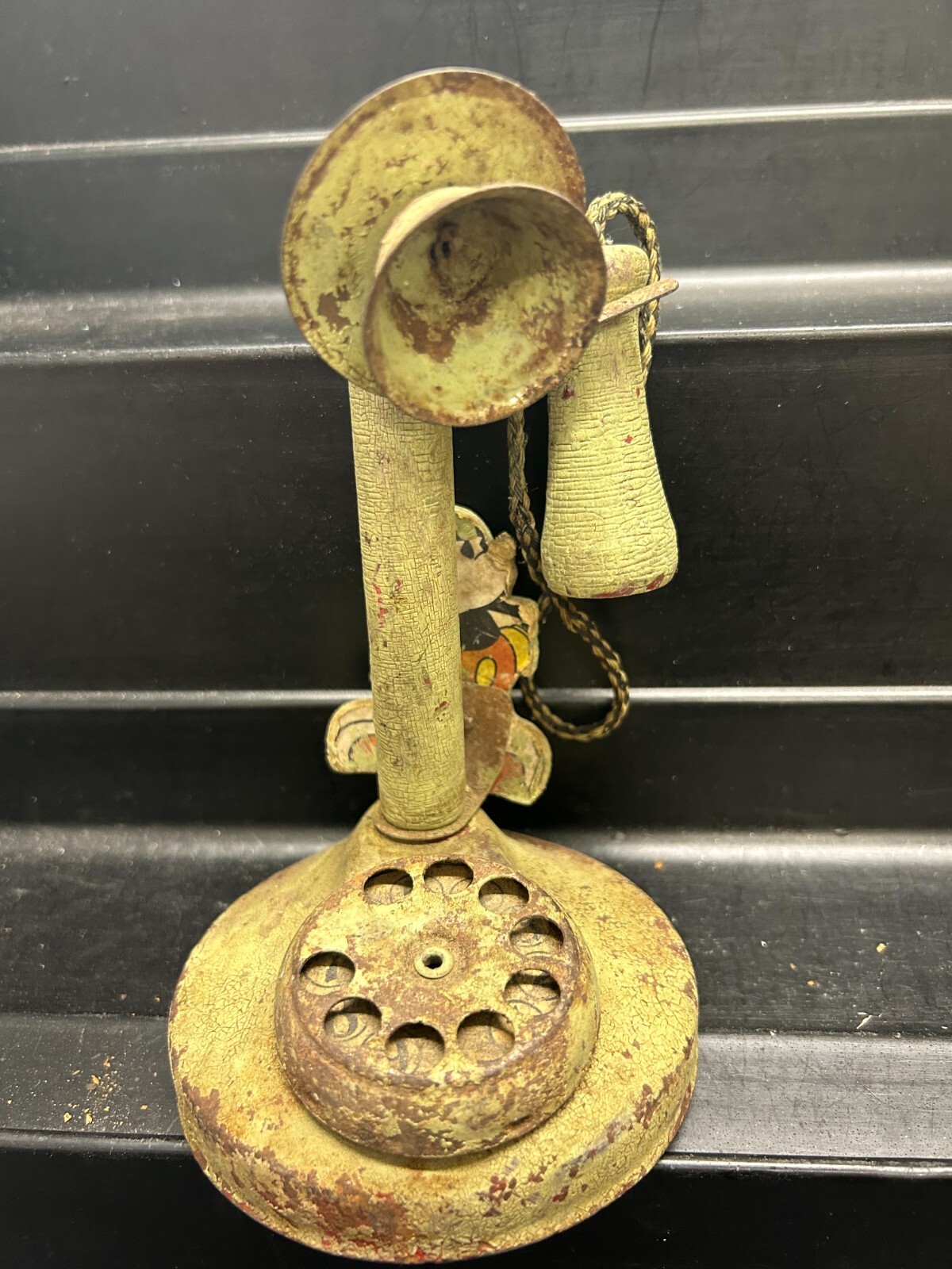 Vintage RARE Mickey Mouse Candlestick Telephone Toy | eBay