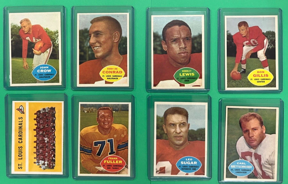 1960 TOPPS FOOTBALL COMPLETE SET 1-132 HIGH GRADE EX-MT+ - NM+ WELL ...