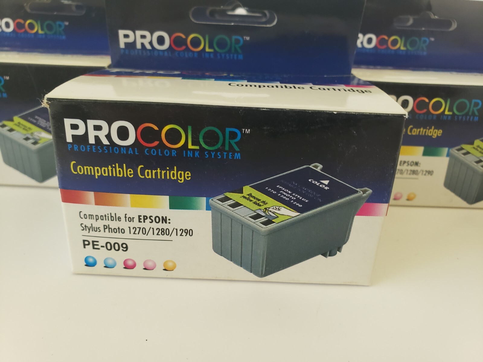 Lot (10) Epson Compatible (non-OEM) Color Ink For T009 Stylus 1270 1280 ...