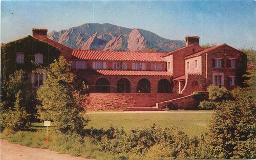 Colorado Boulder Regent Hall University Campus 1950s Flatiron 22-3337 ...