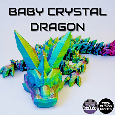 Baby Crystal Dragon (Cinderwing Official 3D Printed) | eBay UK