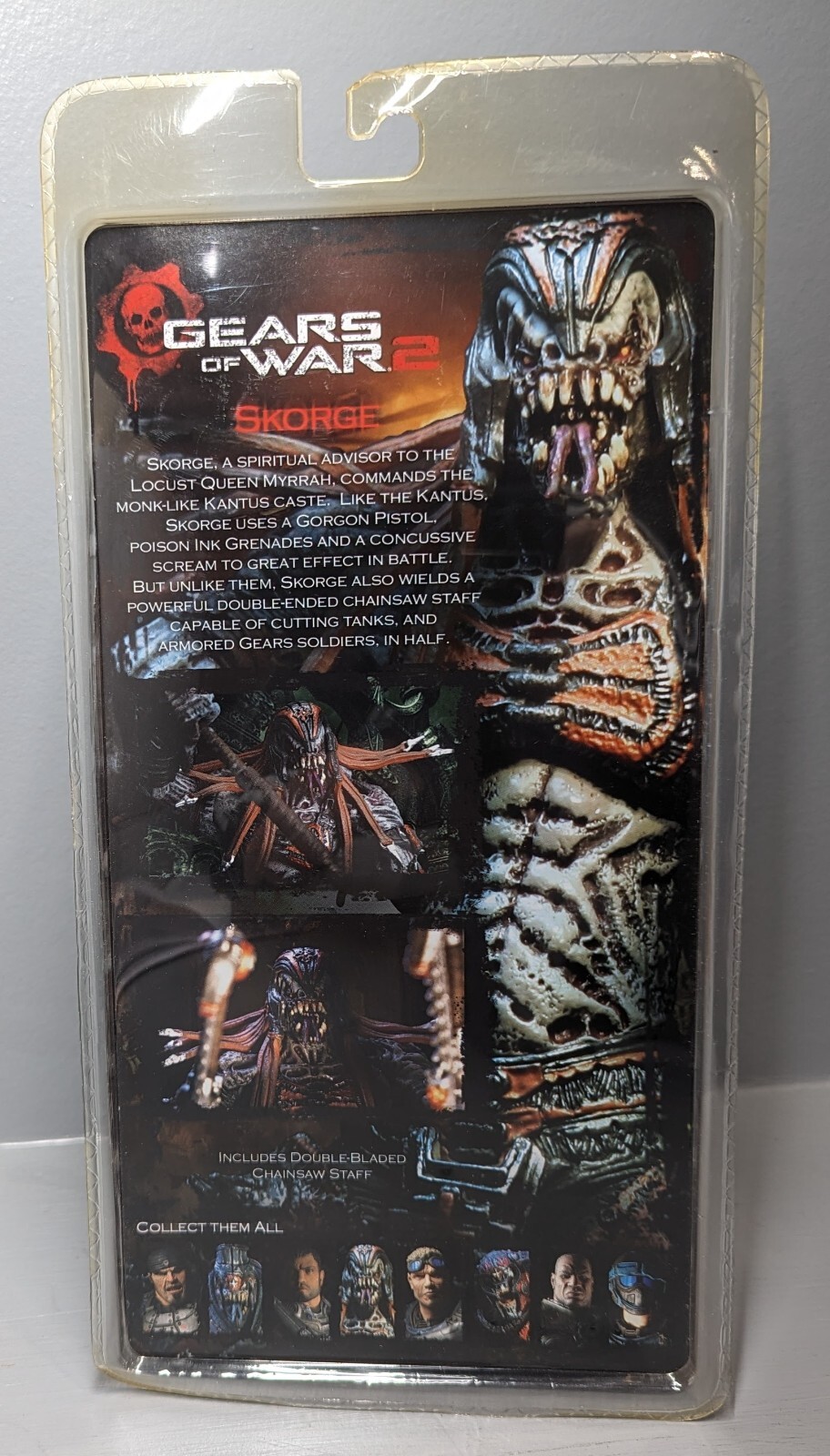 Skorge 7" action figure 2011 NECA Gears Of War 2 Player Select | eBay