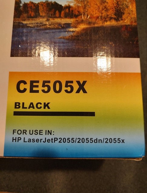 Genuine HP CE505XC LaserJet Print Toner Cartridge - Black for sale ...