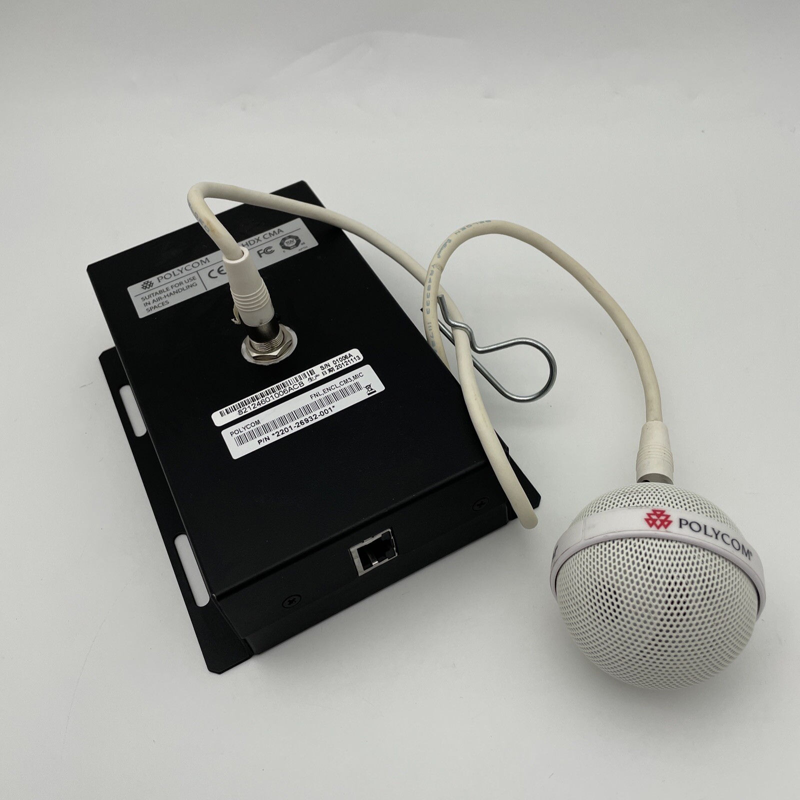 Polycom Ceiling Microphone Array White Primary | Shelly Lighting